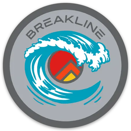 Ridin' The Wave Sticker - Breakline Optics
